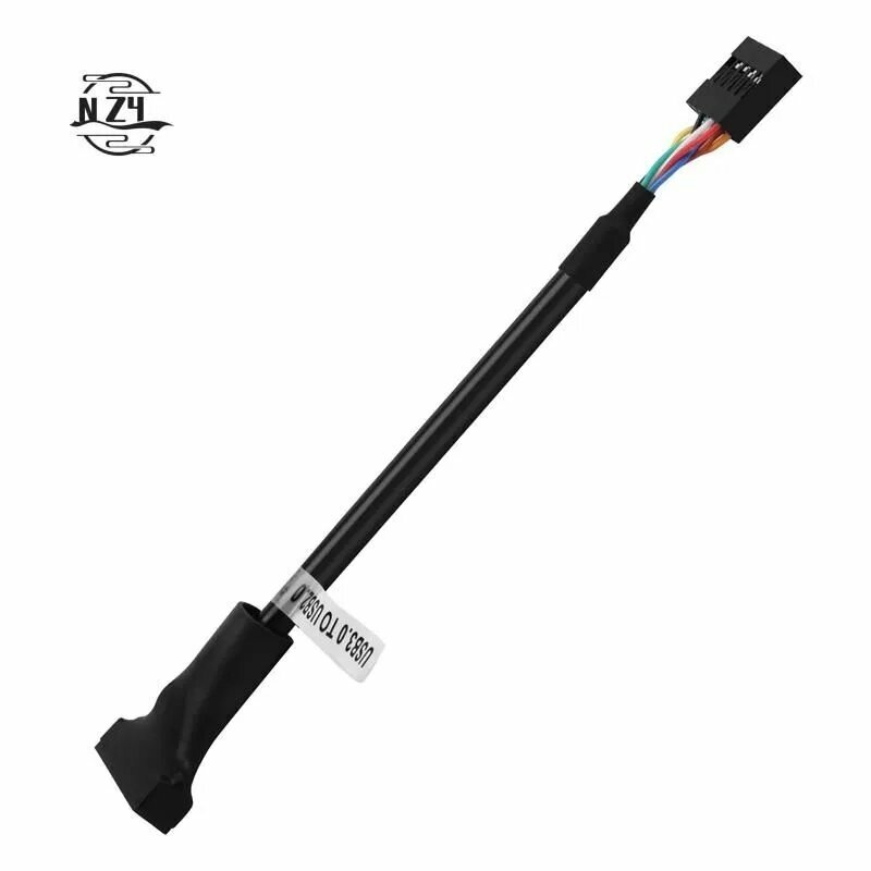 (F C T W) 15 см USB 3.0 20-контактный штекер на 2.0 9-контактный кабель-переходник с гнездом