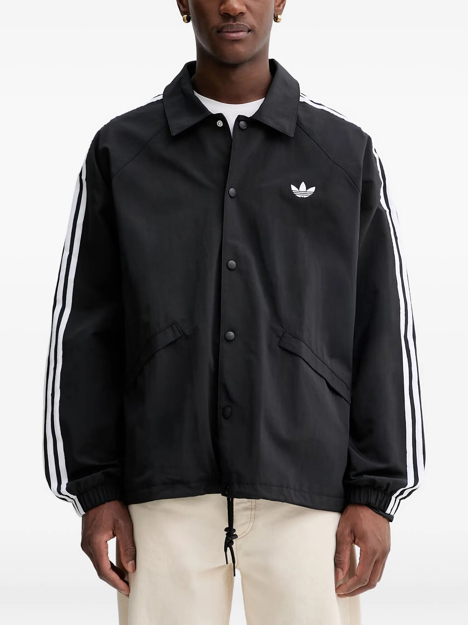 Куртка Logo-embroidered 3-Stripes jacket