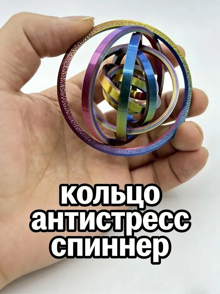 Игрушка антистресс кольцо спиннер 3д