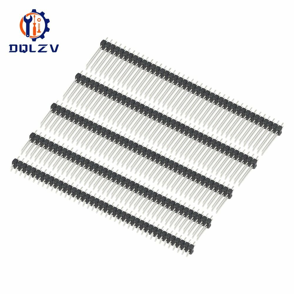 Разъемы DQLZV штыревые 1x40P/2x40P 2.54 мм 10 шт.