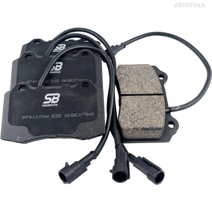 Колодки дисковые передние (с датчиком) SB NAGAMOCHI BP41202W HYUNDAI Genesis Coupe12->/TESLA Model S 16->/DODGE Charger 14->