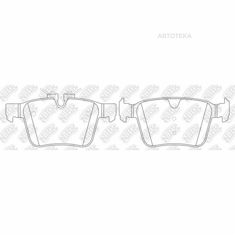 Колодки тормозные дисковые NIBK PN0650