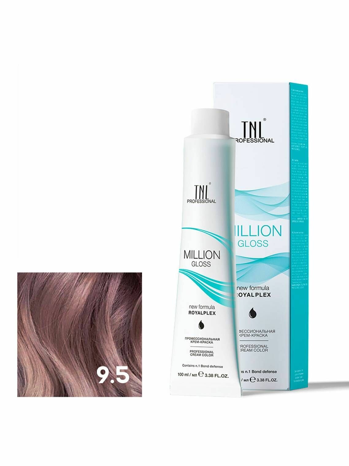 Крем-краска для волос TNL Professional Million Gloss оттенок 9.5