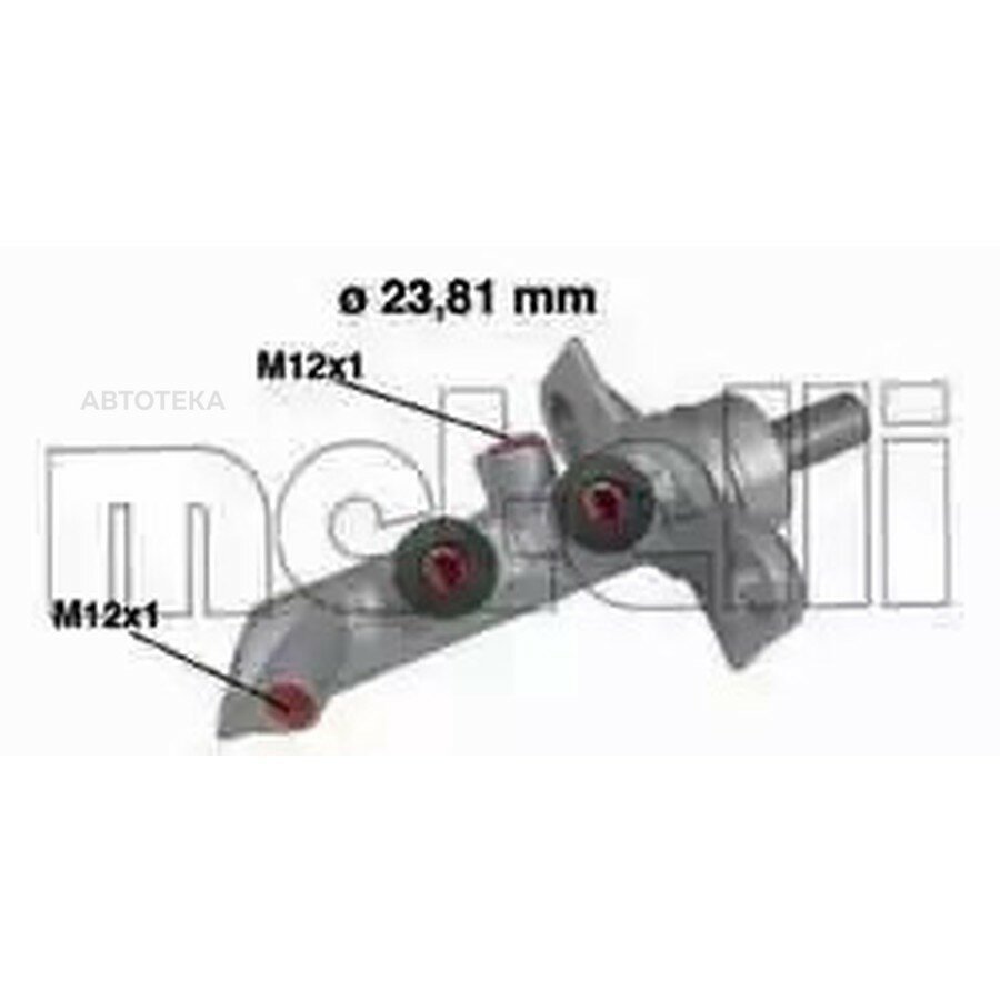 Главный тормозной цилиндр METELLI 050485