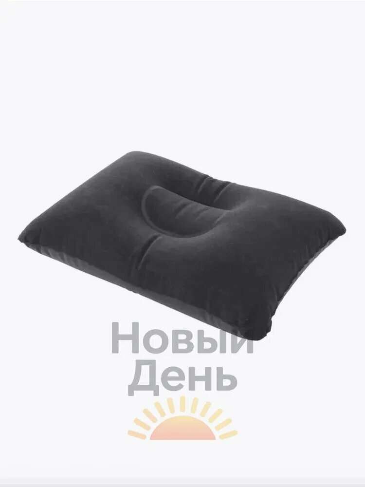 Матрас надувной 135х85 см. Подушка*2. Воздушный насос*1. удвоенный — фото 1