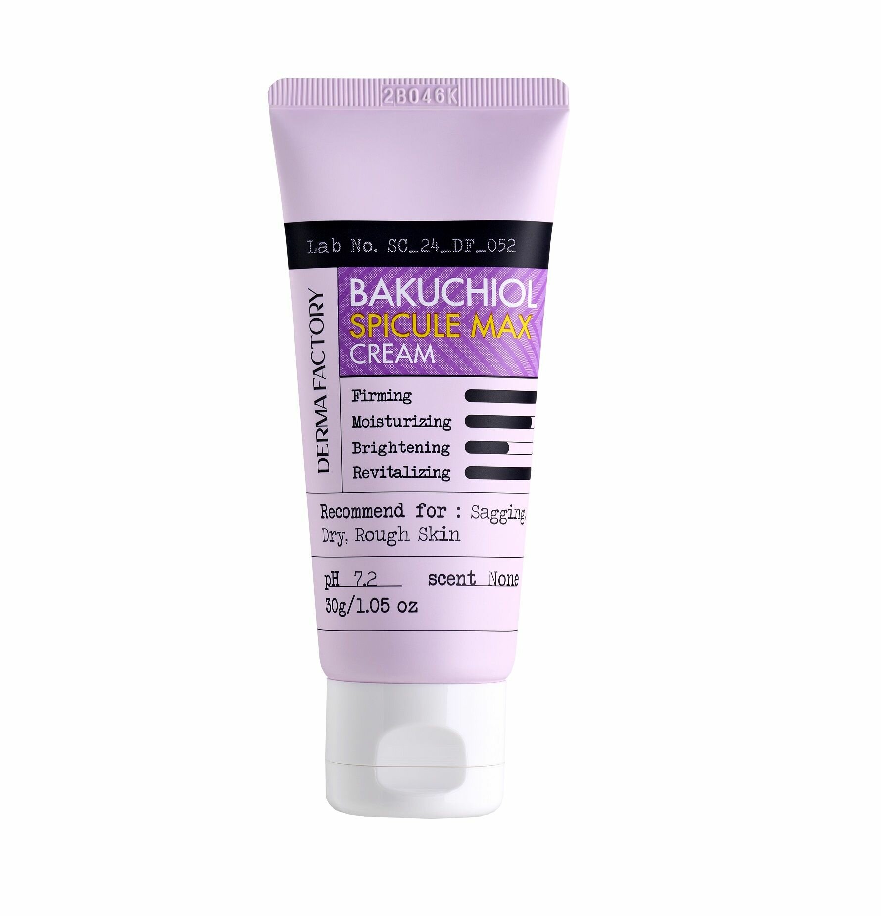 Derma Factory Антивозрастной крем с микроиглами для лица с бакучиолом / Уходовая косметика дерма фактори SPICULE MAX CREAM (Максимальная концентрация), 30 г