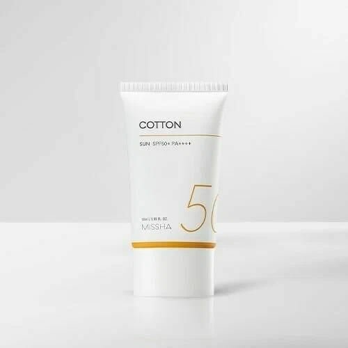Солнцезащитный крем MISSHA "All Around Safe Block", Cotton, с охлаждающим эффектом, SPF 50+, 50 мл