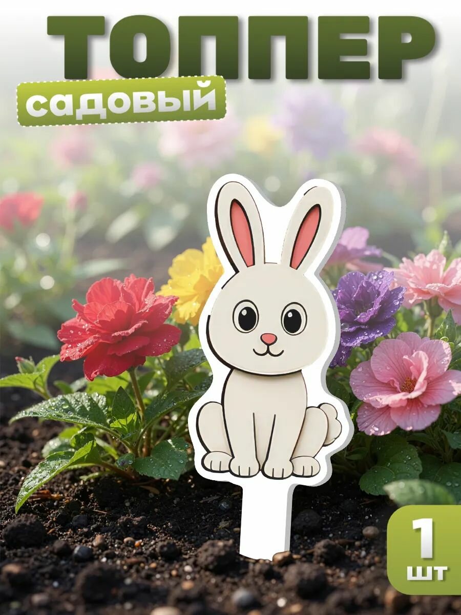 Садовые фигурки для дачи Зайчик