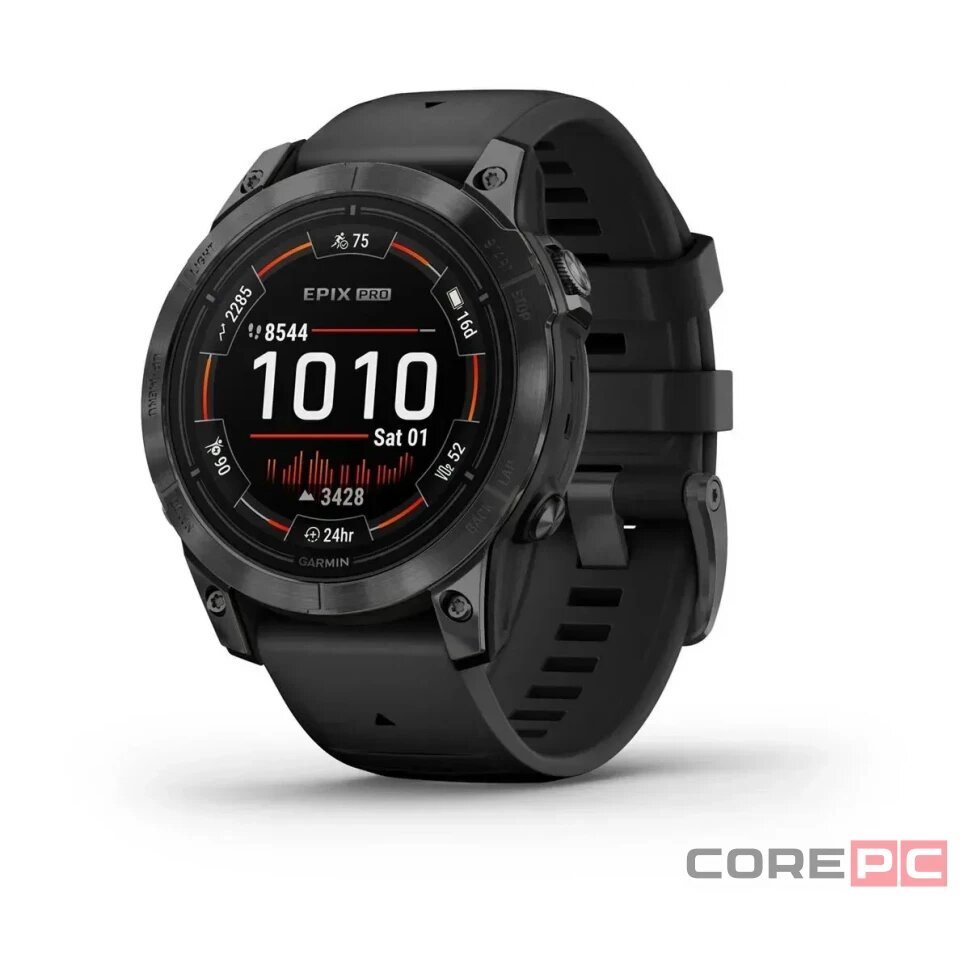 Смарт-часы Garmin Epix Pro Gen 2 47mm (Black/Red) (010-02803-01)