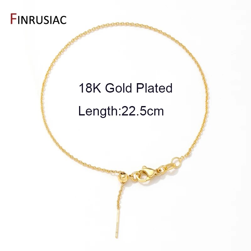 Браслет FINRUSIAC 18K Gold Plated, 22.5 см