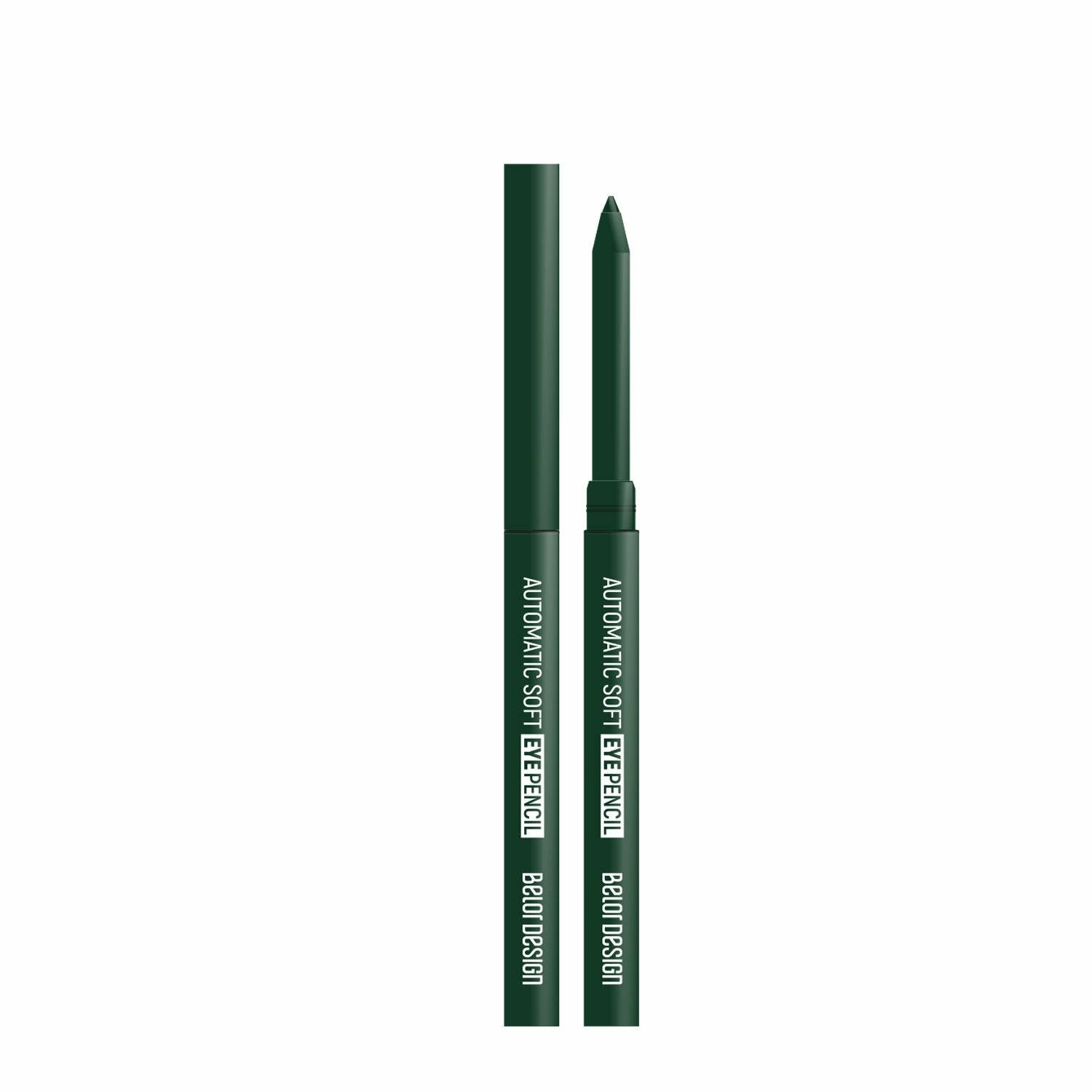 Карандаш для глаз механический Automatic soft eyepencil 304 зеленый BELOR DESIGN