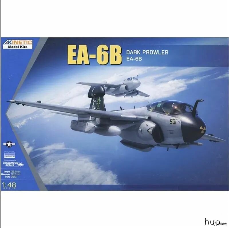KINETIC K48075 1/48 EA-6B DARK PROWLER Пластиковая модель самолёта