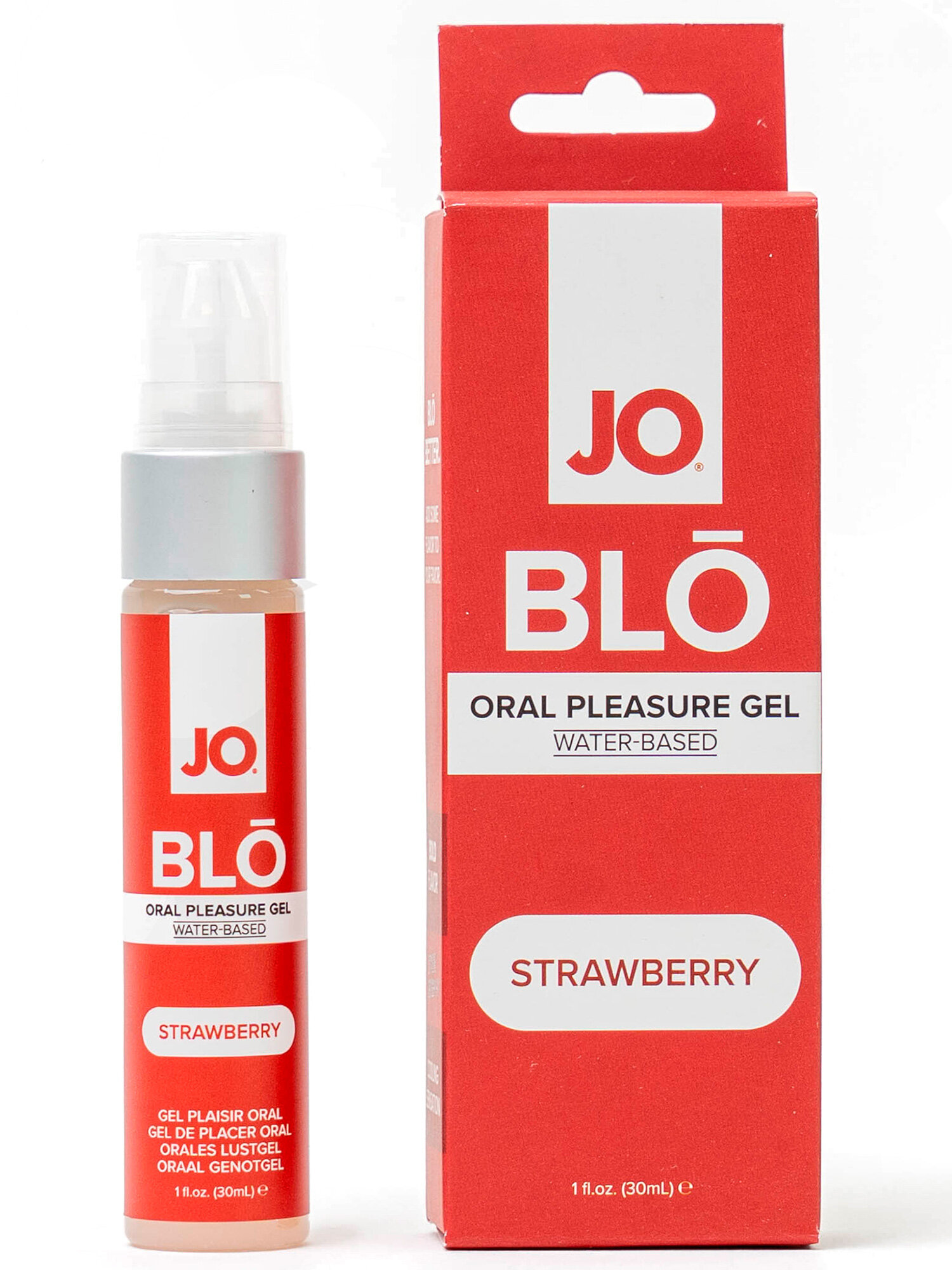 Гель для глубокого горла со вкусом клубники System JO BLO Strawberry, 30 мл