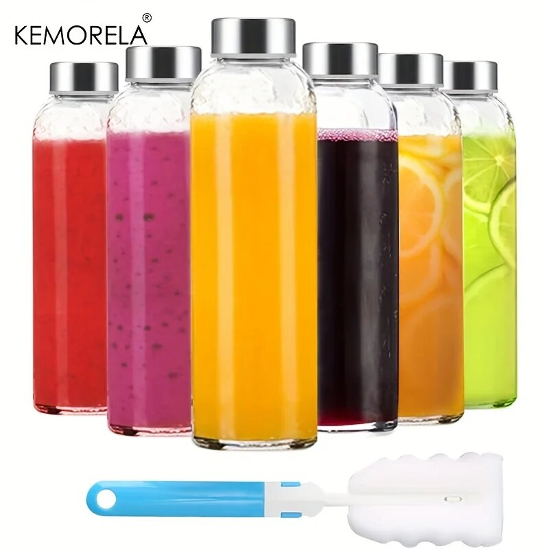 KEMORELA Бутылки для сока 530 мл, 6 шт, Цвет: 6