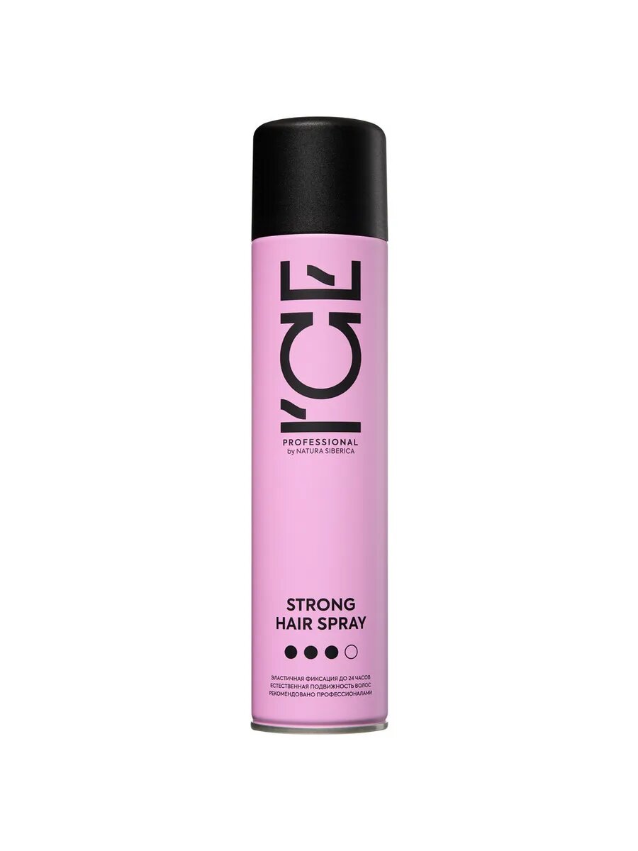 Natura Siberica ICE Professional Лак для волос сильной фиксации Strong Hair Spray, 300 мл