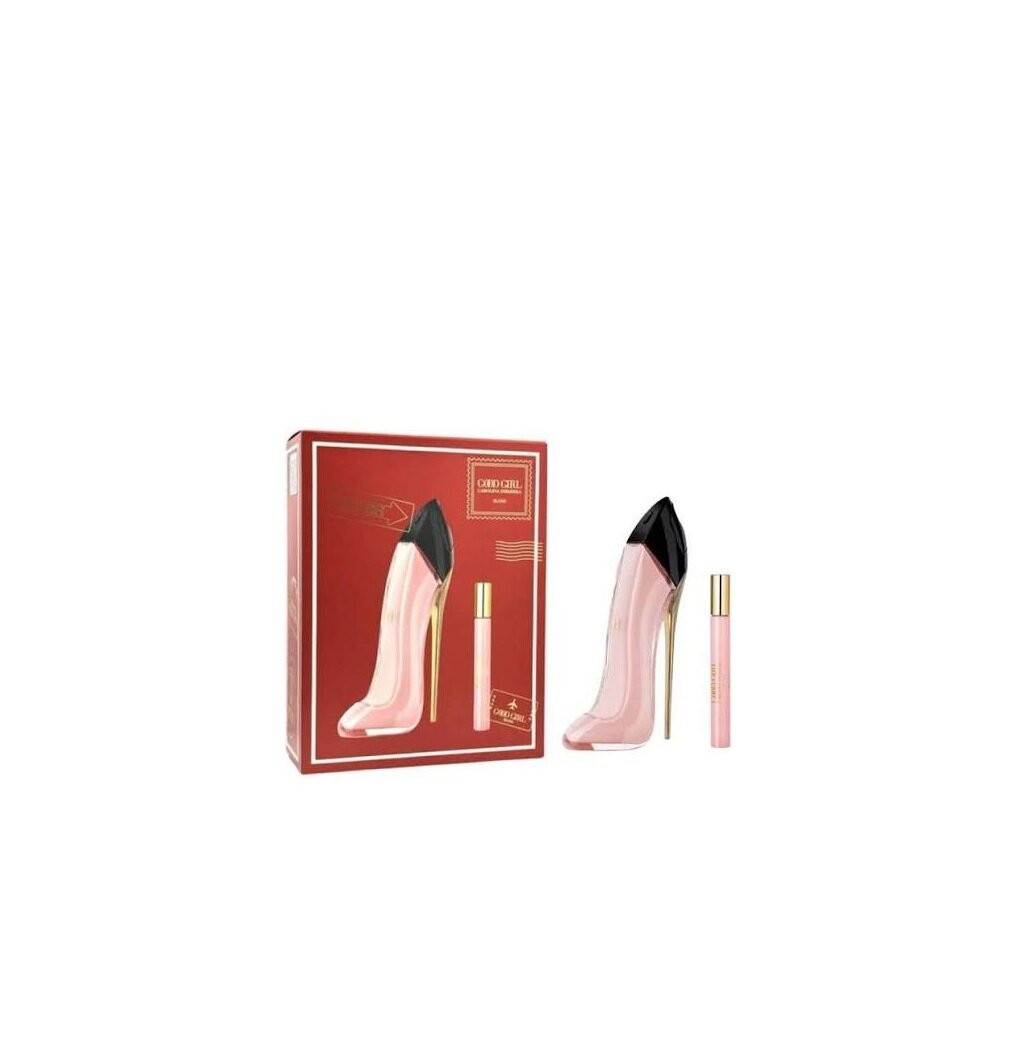 Carolina Herrera Good Girl Blush set 80 мл + 10 мл парфюмерная вода женская, цветочные