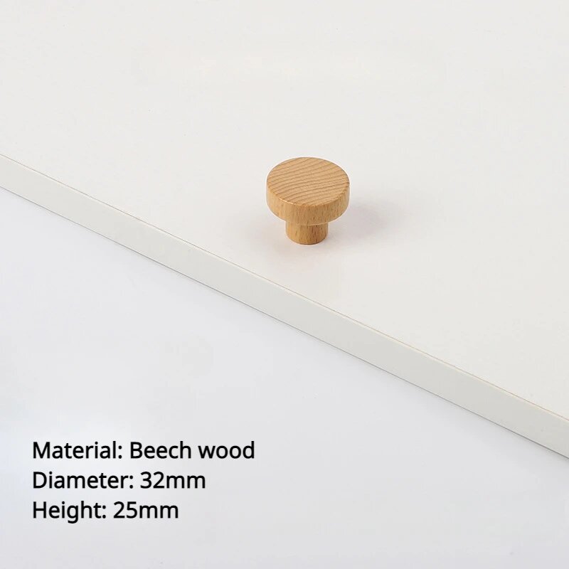 MARUAT деревянные ручки для шкафа 32 25MM