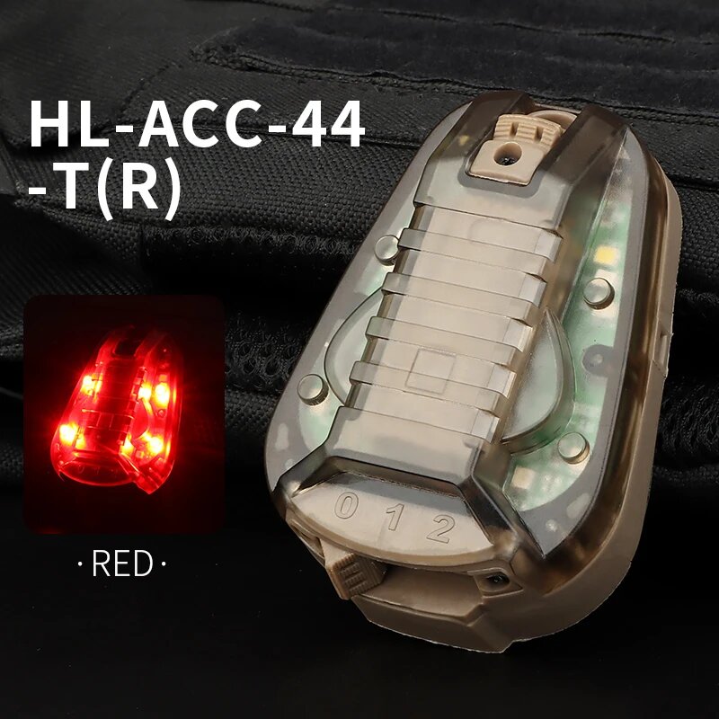 Водонепроницаемая сигнальная лампа для шлема Magic Tape HL-ACC-44 T-R