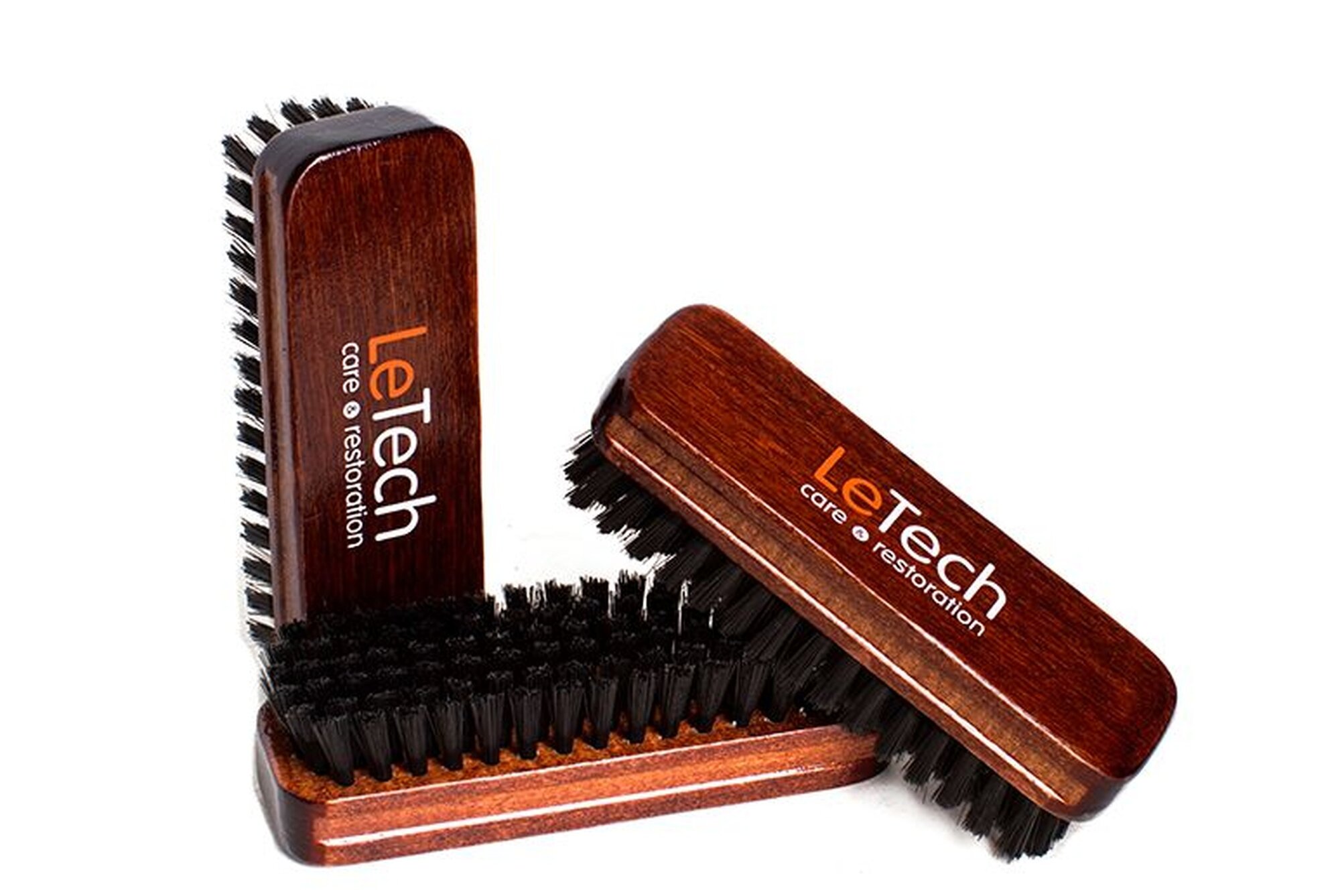 Щетка для чистки кожи LeTech Cleaning Brush, дерево, коричневый