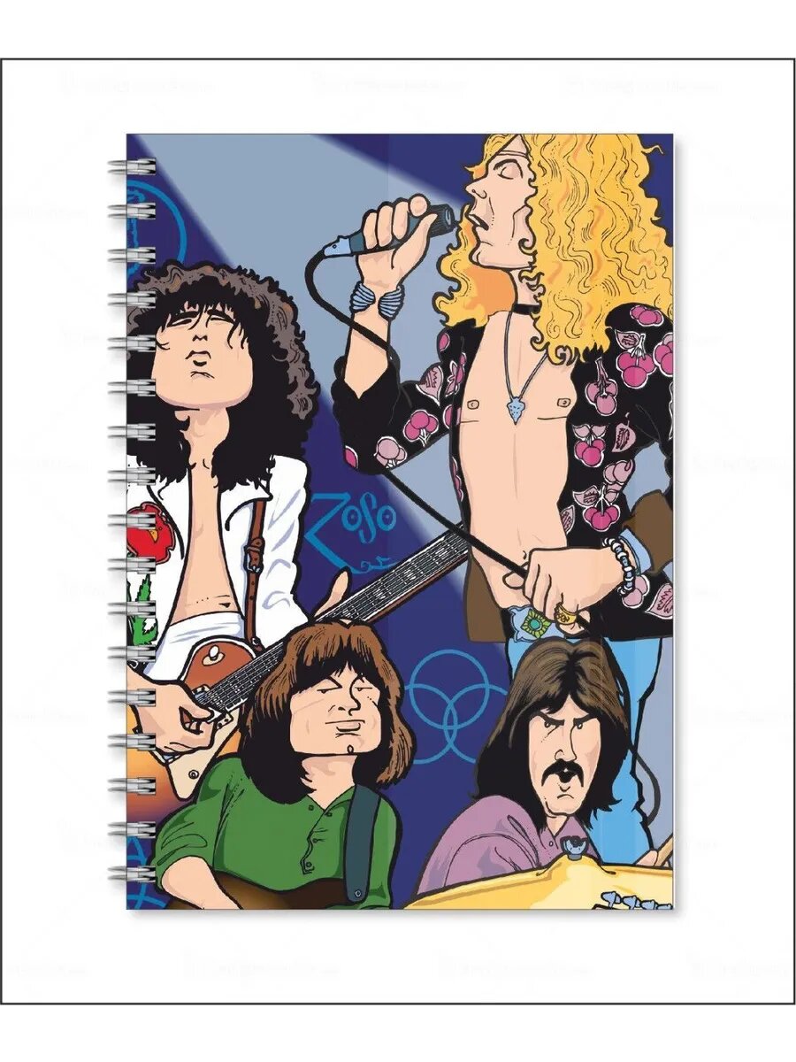 Тетрадь Led Zeppelin - Лед Зеппелин