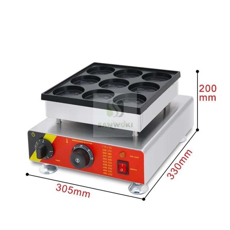Электрическая Машина для Вафель 110V/220V 2000W, Железная Плита для Выпечки Завтрака, Плита для Выпечки, Машина для Дела Вафель Простого В вида