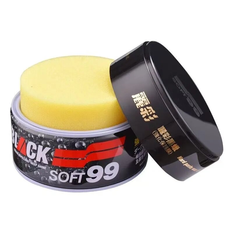 Soft99 Воск автомобильный Dark & Black Wax, 300 мл, для темных и черных автомобилей, 1 шт.
