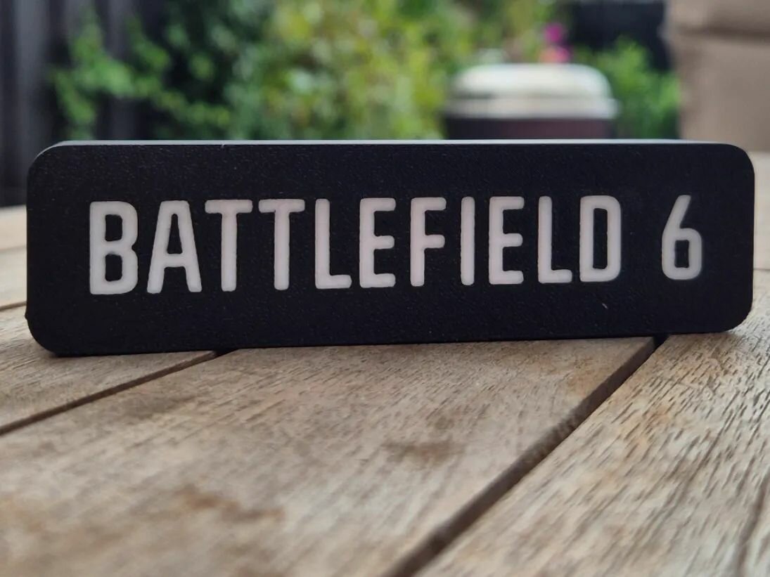 Лайтбокс Battlefield 6 логотип световой короб ночник с подсветкой декор