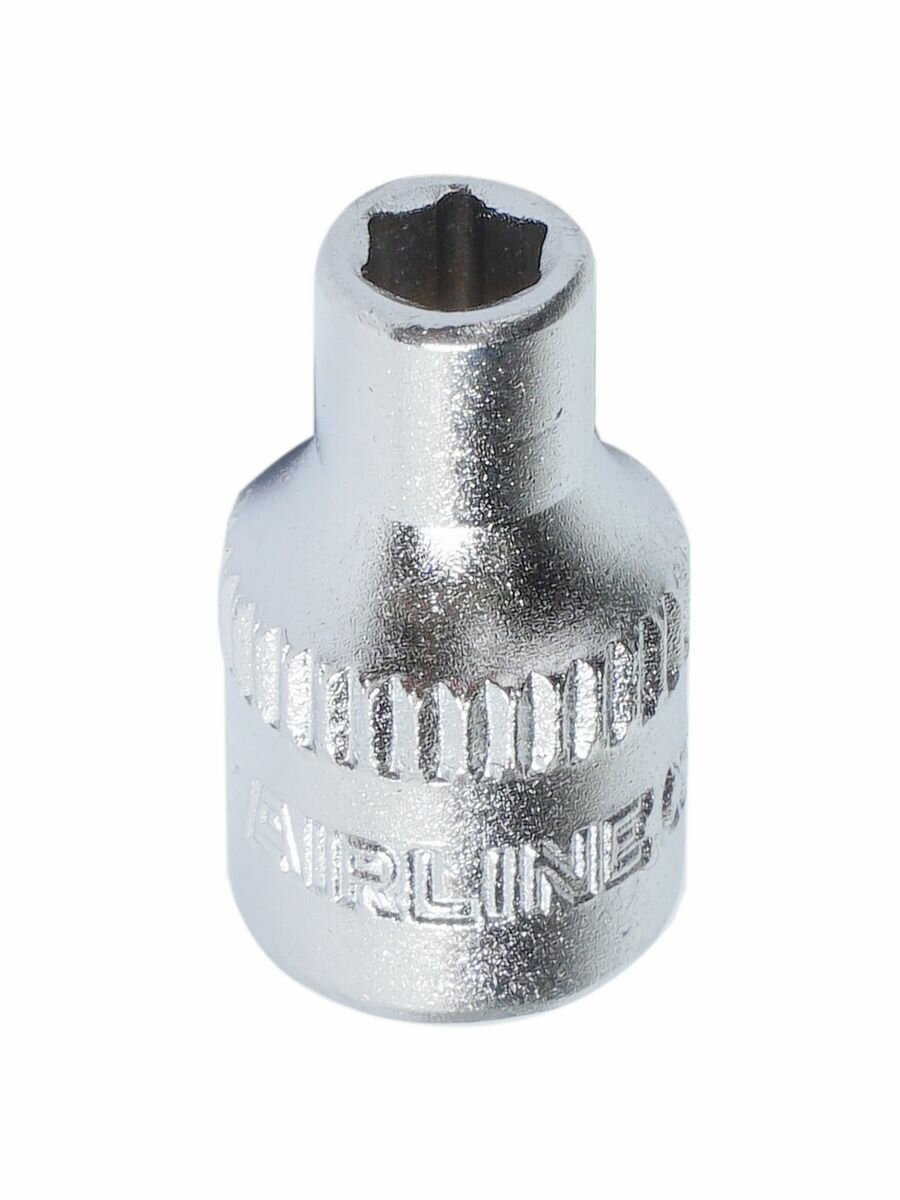 Головка торцевая 1/4"DR, шестигранная, 4 мм, L 20 мм AIRLINE ATAP058
