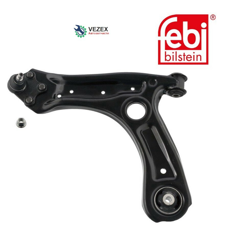 FEBI 44547 рычаг передний нижний левый!\ Audi A1, Seat Ibiza, VW Polo all 08>