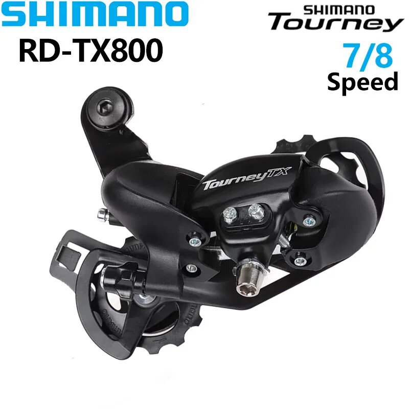 SHIMANO TOURNEY RD-TX800 задний переключатель 7/8 скоростей черный