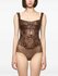 Боди бельевое ATU BODY COUTURE, размер 2XS, коричневый