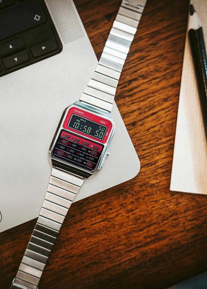 Наручные часы CASIO, серебряный — фото 1