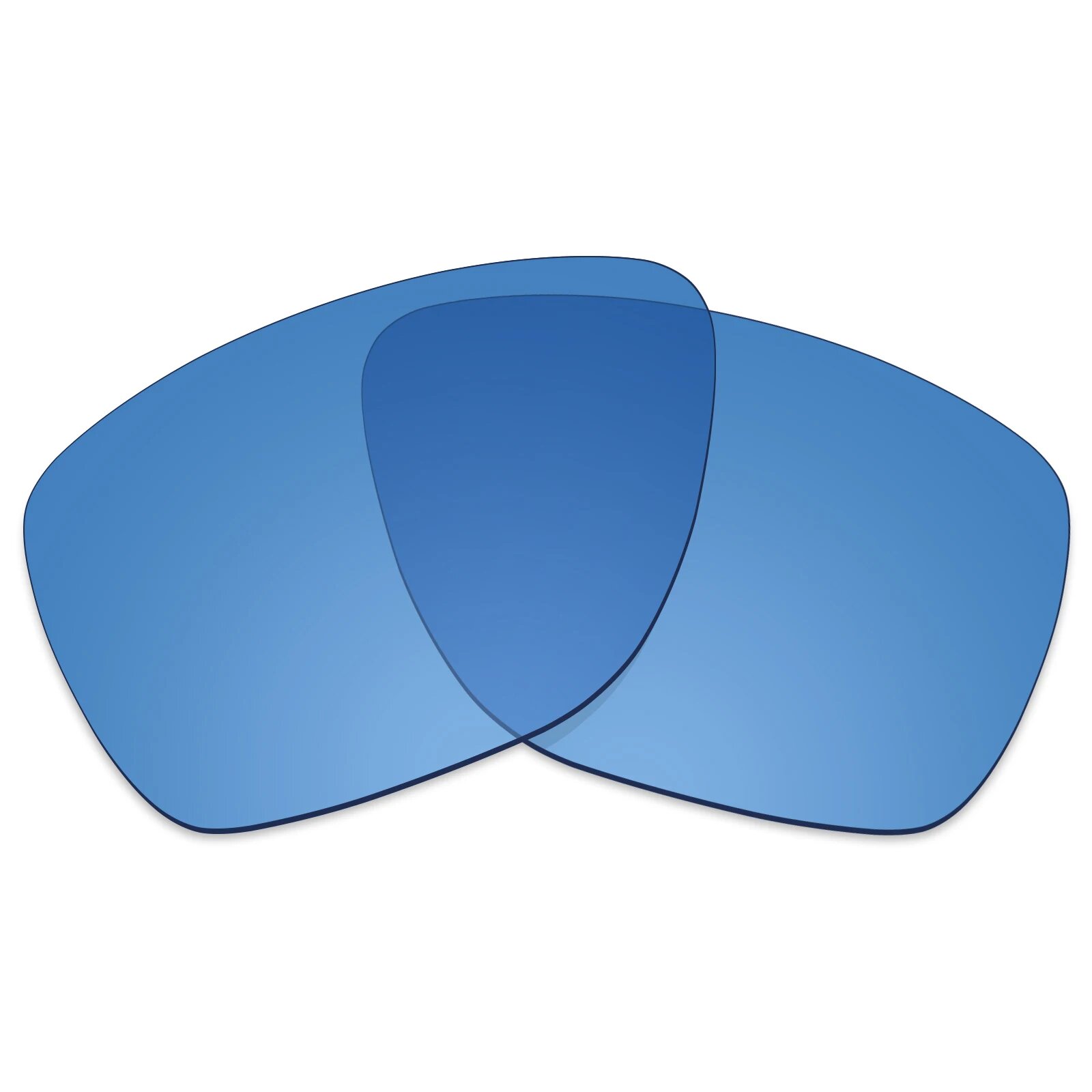 Линзы ezoptix123 для Oakley Breadbox OO9199 - 56 мм HD Blue, Синий