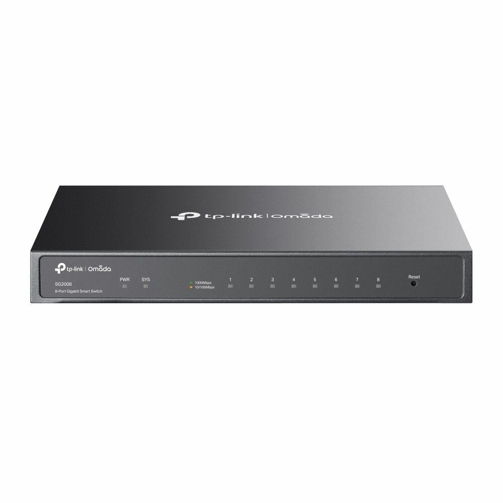 Коммутатор SG2008 TP - LINK Веб - интерфейс 8 портов 1000 Мбит/сек