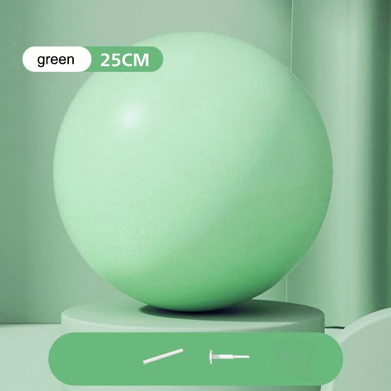 Йога мяч 25 см Зеленый, green