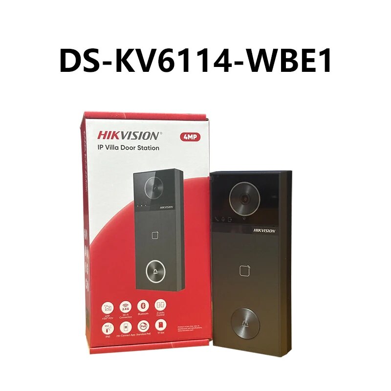 Hikvision Видеодомофон DS-KV6114-WBE1 4Мп Wi-Fi
