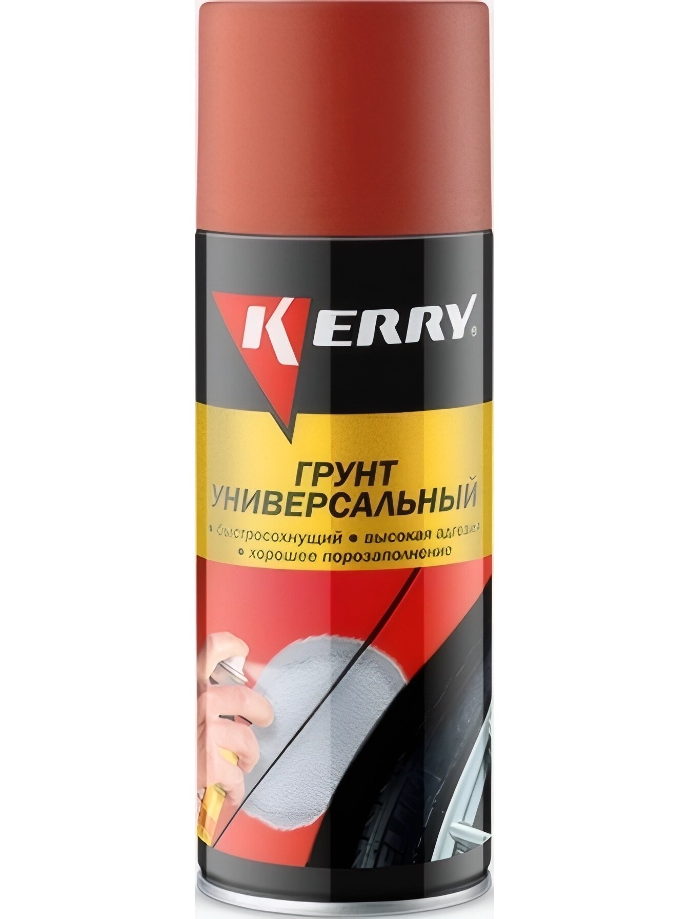 Грунтовка KERRY KR-925-1 серая 520мл