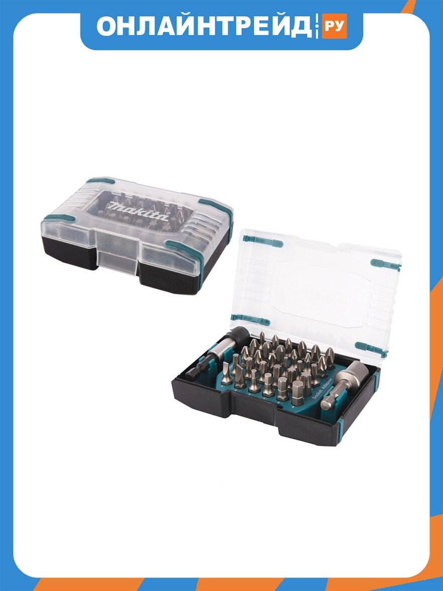 Набор Makita D-65084 32шт, биты Рh\Pz\Н\SL,+2 держателя