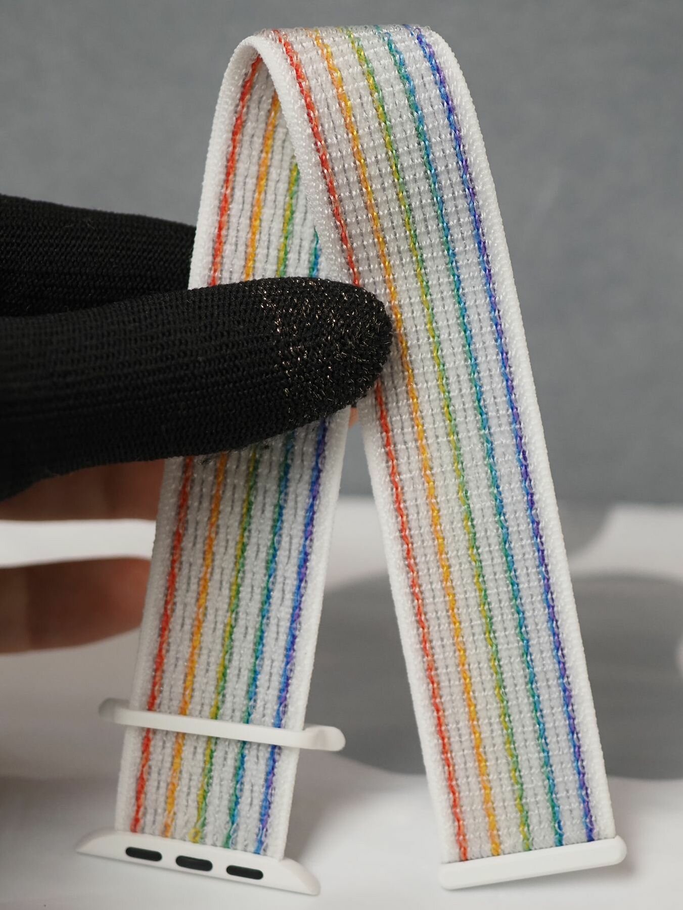 Ремешок нейлоновый/тканевый (Без коробки) Sport Loop Pride для Apple Watch Nike 42-44-45mm (Series 1-9) 46mm (Series 10-11) MJWP3ZM/A