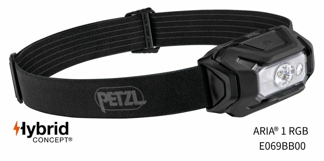 PETZL ARIA 1 RGB Светодиодный налобный фонарь 350 люмен IP67-E069BB00