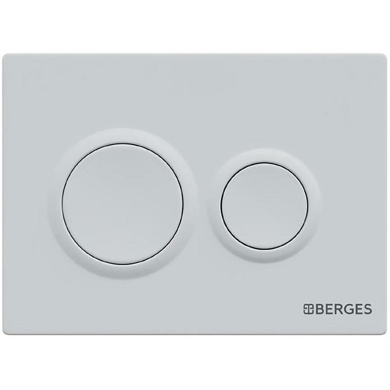Кнопка смыва для инсталляции Berges Novum O4 040064 Soft Touch Белая