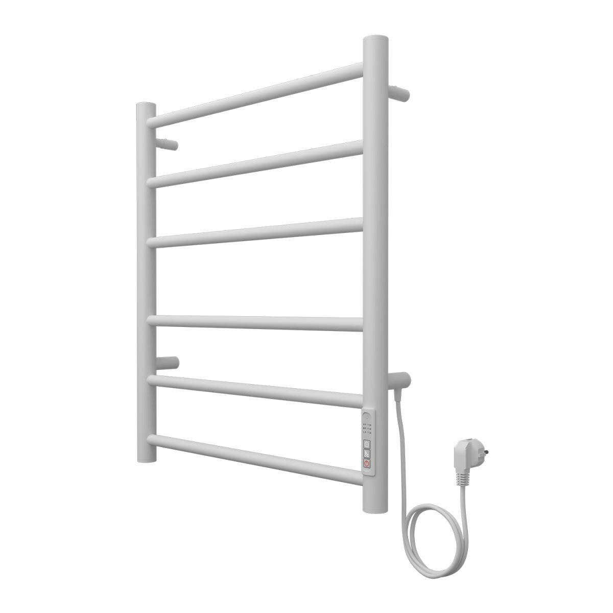 Электрический полотенцесушитель Azario Parma 500x600 П6 AZ10856W диммер справа Белый