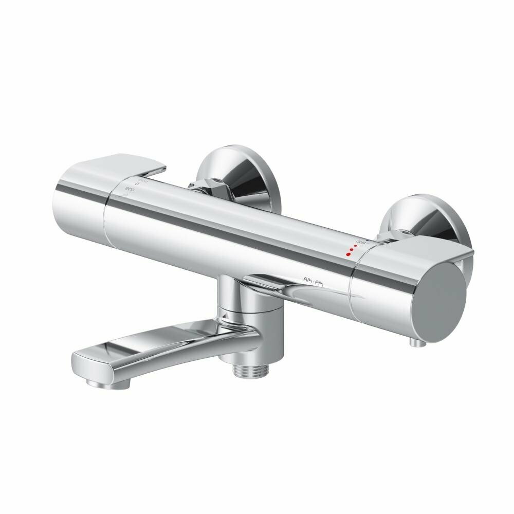 Смеситель для ванны AM.PM X-Joy F85A50000 хром, с термостатом, латунь