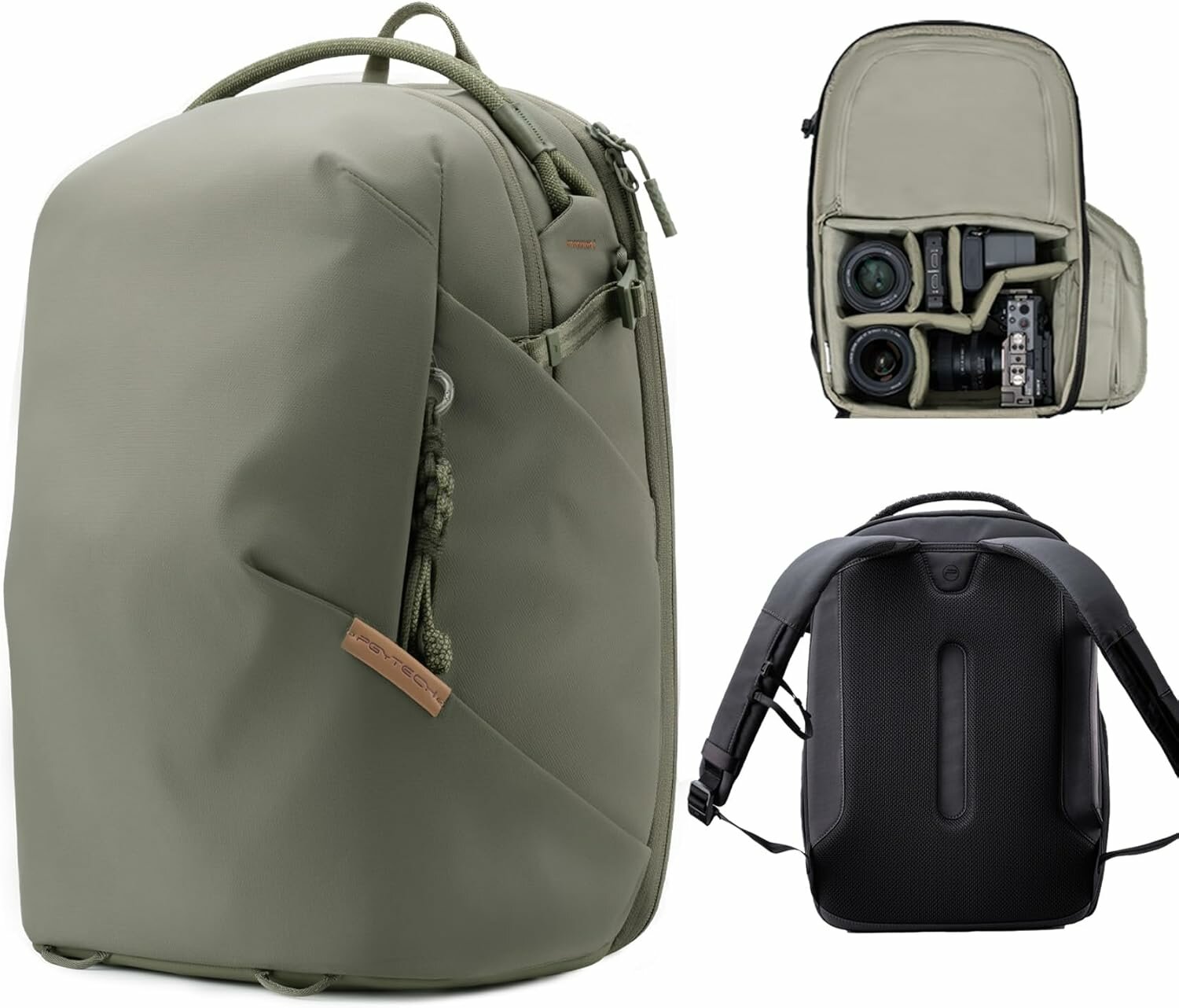 Рюкзак для камеры PGYTECH OneGo Lite, 22л, для Sony и Canon, лесная зелень