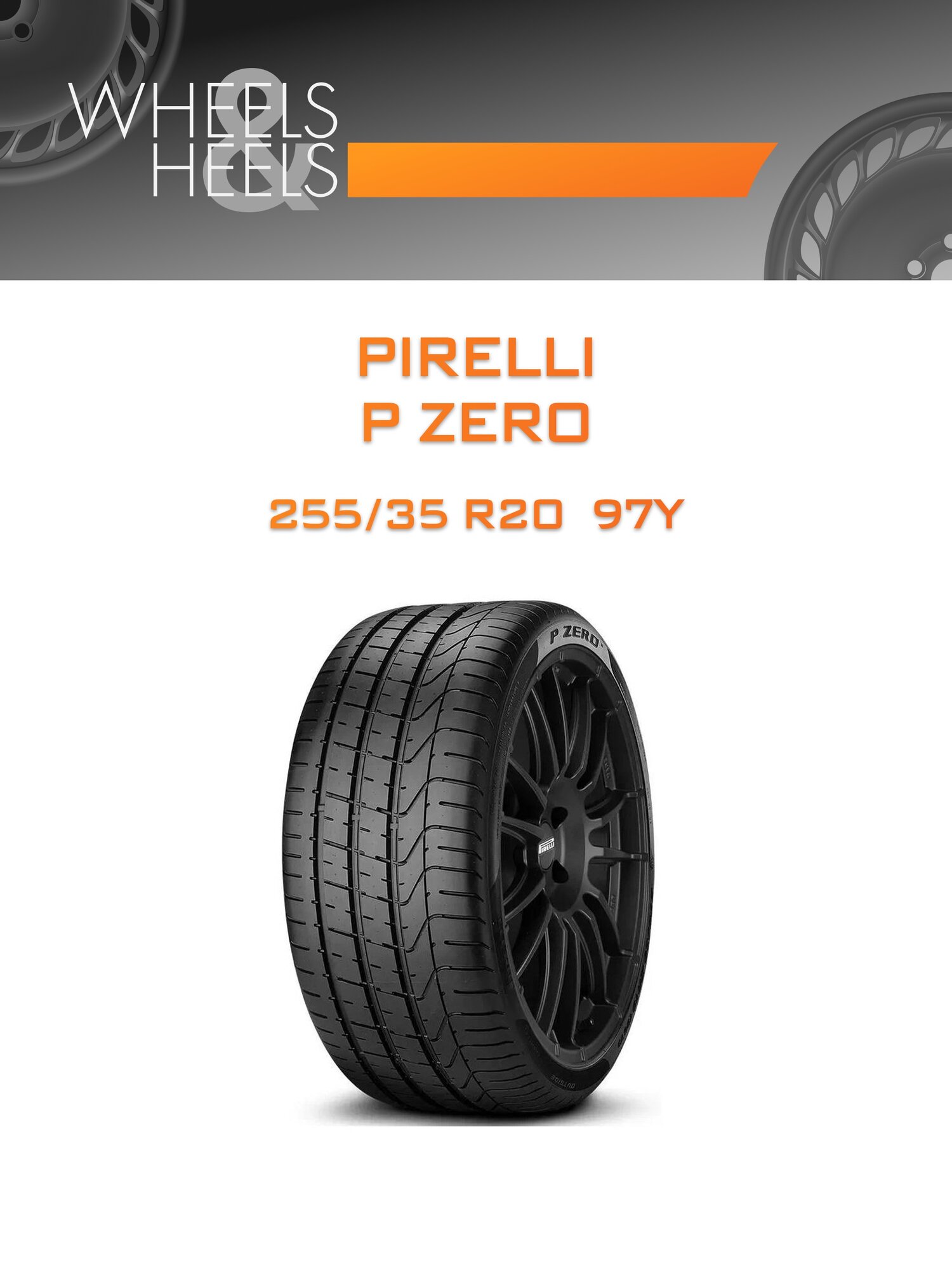 Шина автомобильная Pirelli P ZERO 255/35 R20 97Y XL SUMMER, летняя, универсальная