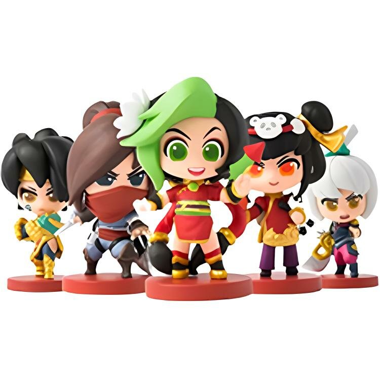 Фигурки унисекс LEAGUE OF LEGENDS, League Of Legends 2018 Spring Festival, Mini Set Chibi Figures
