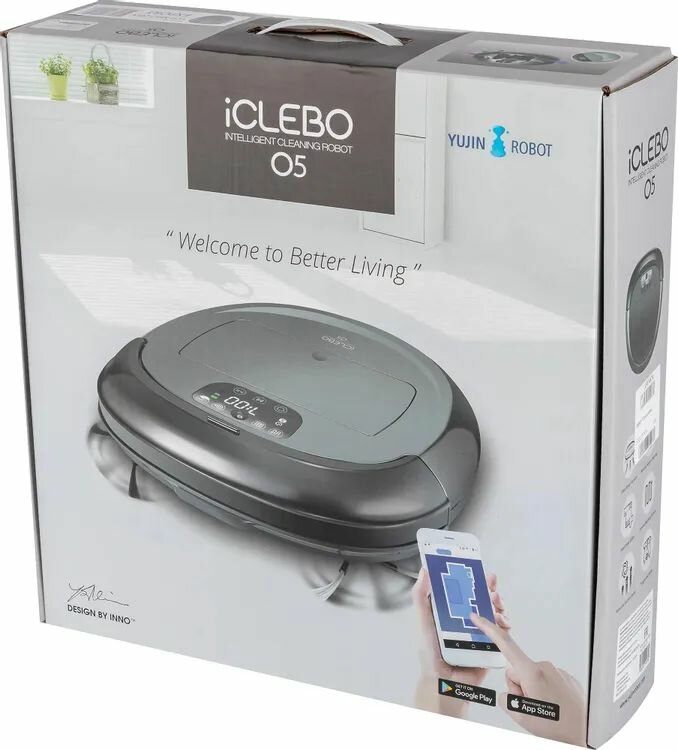 Робот-пылесос iCLEBO O5 WiFi (YCR-M07-20W) черный