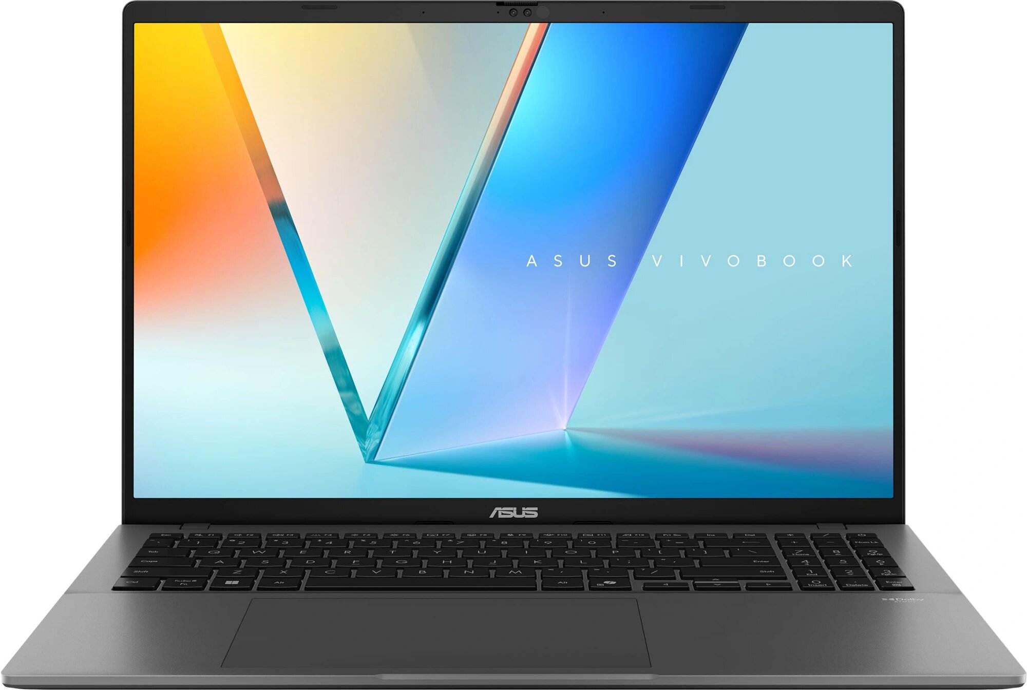 Ноутбук Asus VivoBook S16 S3607AA-SH108 Core Ultra 7 355 32Gb SSD1Tb Intel Graphics 16" OLED WUXGA (1920x1200) без ОС grey WiFi BT Cam (90NB1732-M007R0)