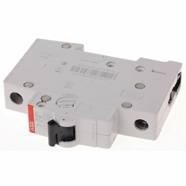 Выключатель автоматический однополюсный ABB 16A С SH201 6.0кА