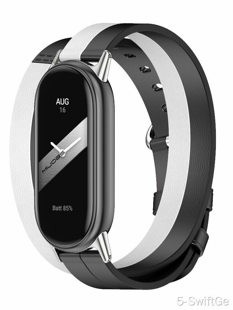 Ремешок для Xiaomi Mi Band 10 фитнес-браслета Двойной кожаный браслет